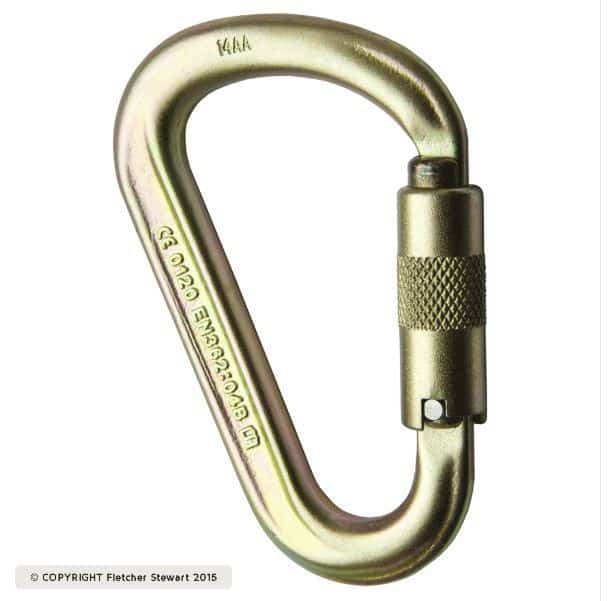 ISC HMS Supersafe 50kN Steel Carabiner - Landpower Machinery